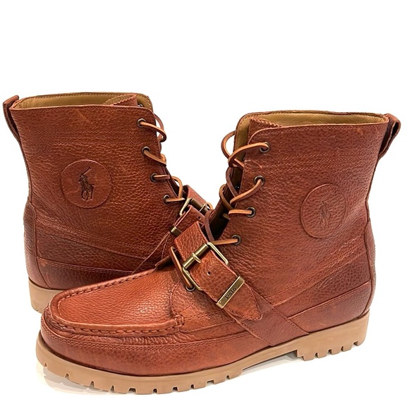 Polo by Ralph Lauren | Shoes | Polo Ralph Lauren Ranger Pebbled Tan ...